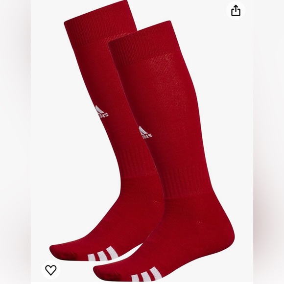 adidas | Underwear & Socks | Nwot Mens Red Adidas Rivalry Soccer Socks ...